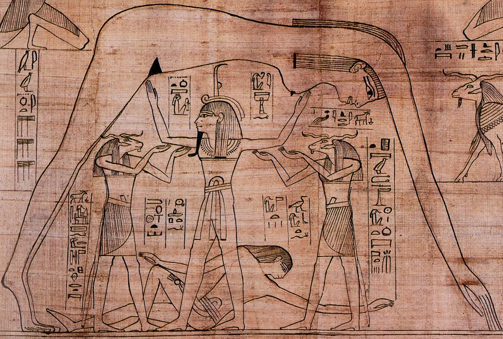 The Milky Way, to ancient Egyptians, was probably mixed Nuts