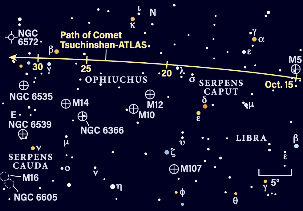Comet Tsuchinshan-ATLAS will move into the evening sky. Here’s how to ...