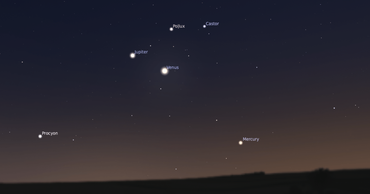 The Sky Today on Thursday, June 4: Jupiter passes south of Pollux