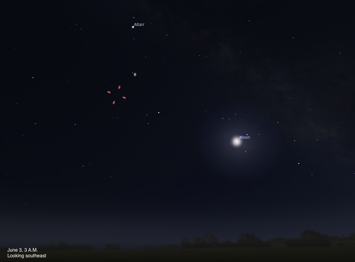 The Sky Today on Tuesday, June 2: Titan stands close to Saturn