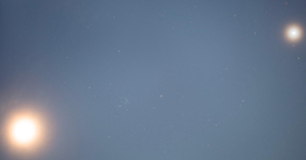 The Moon, the Beehive, and friends