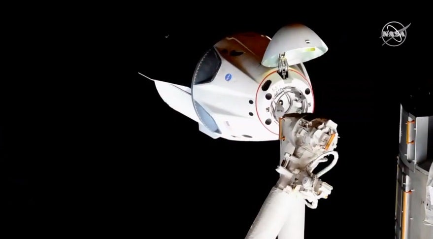 Spacexs Crew Dragon Successfully Docked With The Iss Will Return To